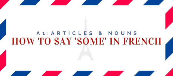 How To Say Some In French (du, De La, De L', Des) | Language Atlas