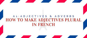How To Make Adjectives Plural In French = (add -s/-es) | Language Atlas